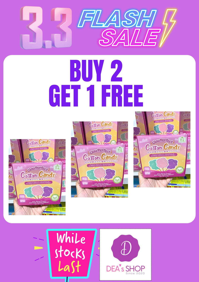Glow Perfect Cotton Candy ( Buy 2 Get 1 Free ! Save $30.99 ) – Dea's ...