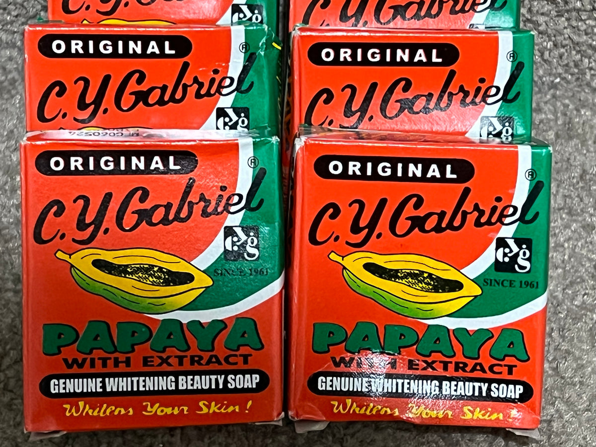 CY Gabriel Genuine Bleaching Beauty Soap - Papaya – Dea's Kitchen and Pinoy Delicacies