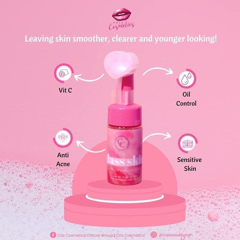 Glass Skin Facial Foaming Wash by Cris Cosmetics | 100ml – Dea's Kitchen and Pinoy Delicacies