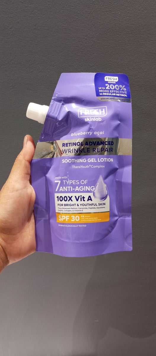 FRESH Skinlab Blueberry Acai Retinol Advance Wrinkle Repair Soothing G ...