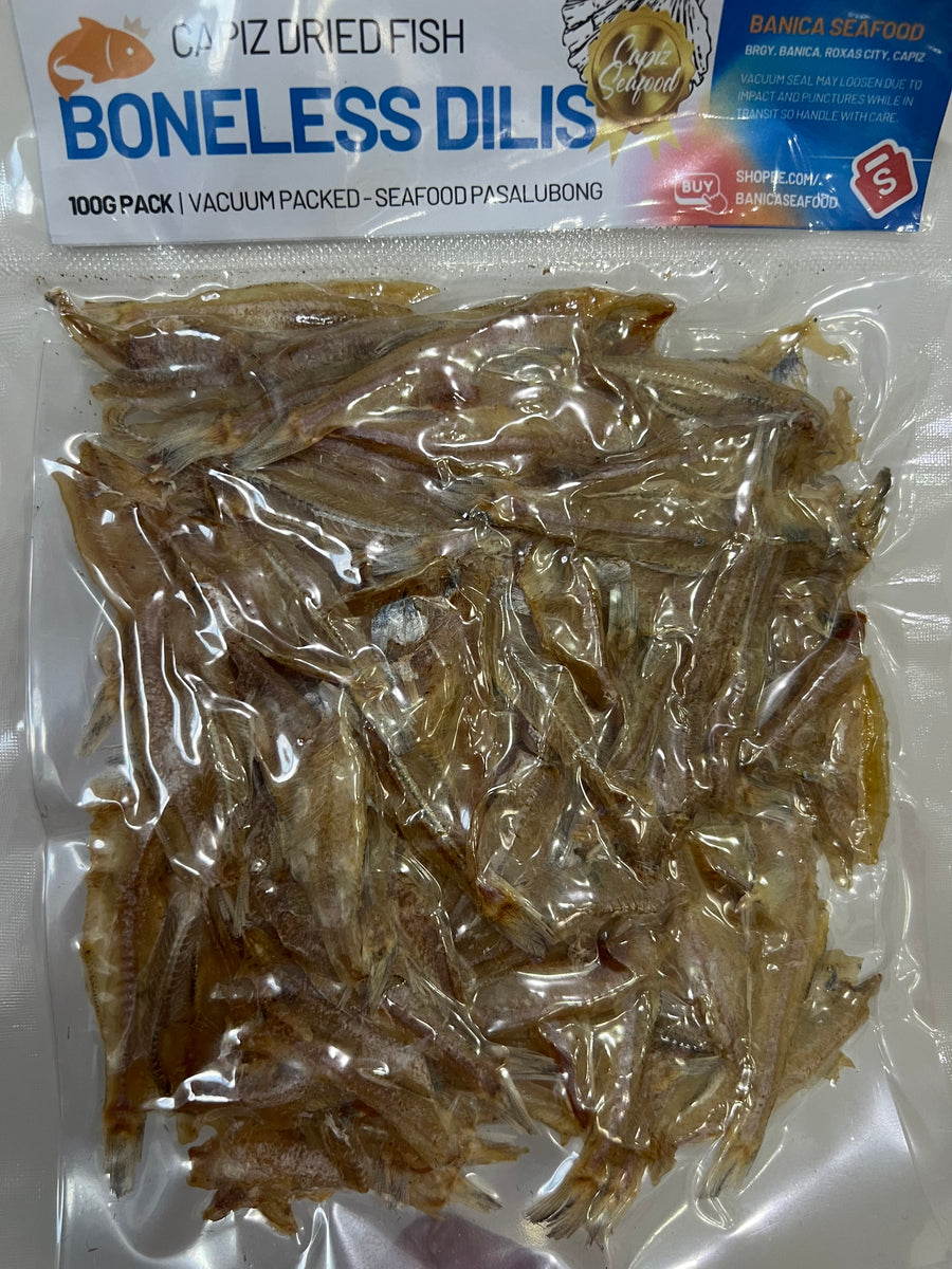 Dried Boneless Dilis (Capiz Dried Fish Vacuum Packed) – Dea's Kitchen ...
