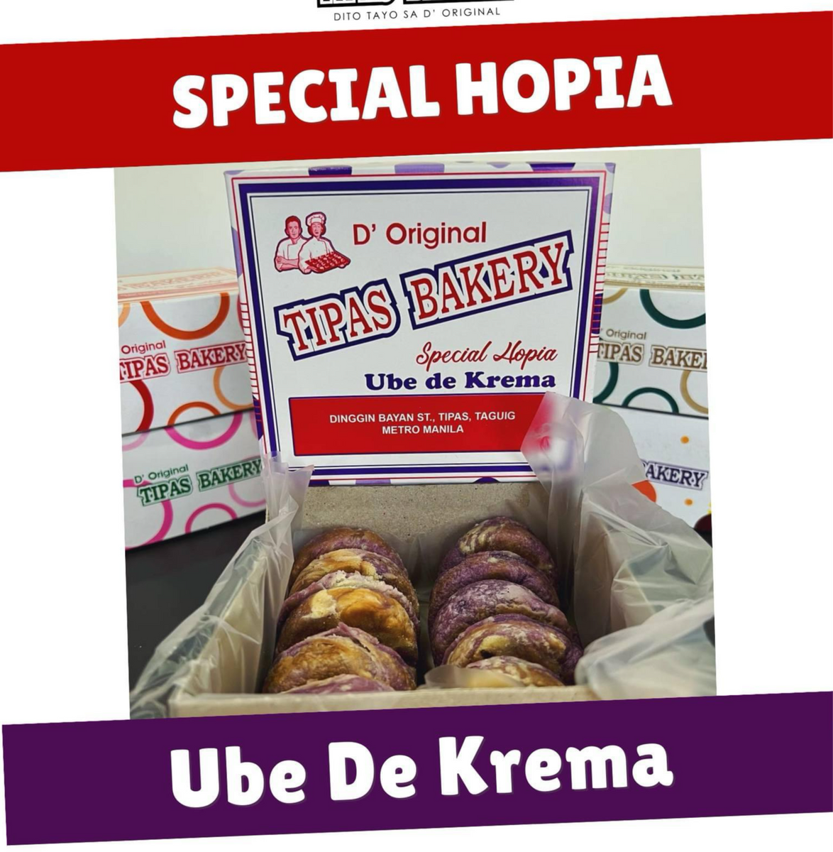 Tipas Special Hopia Ube De Krema – Dea's Kitchen and Pinoy Delicacies