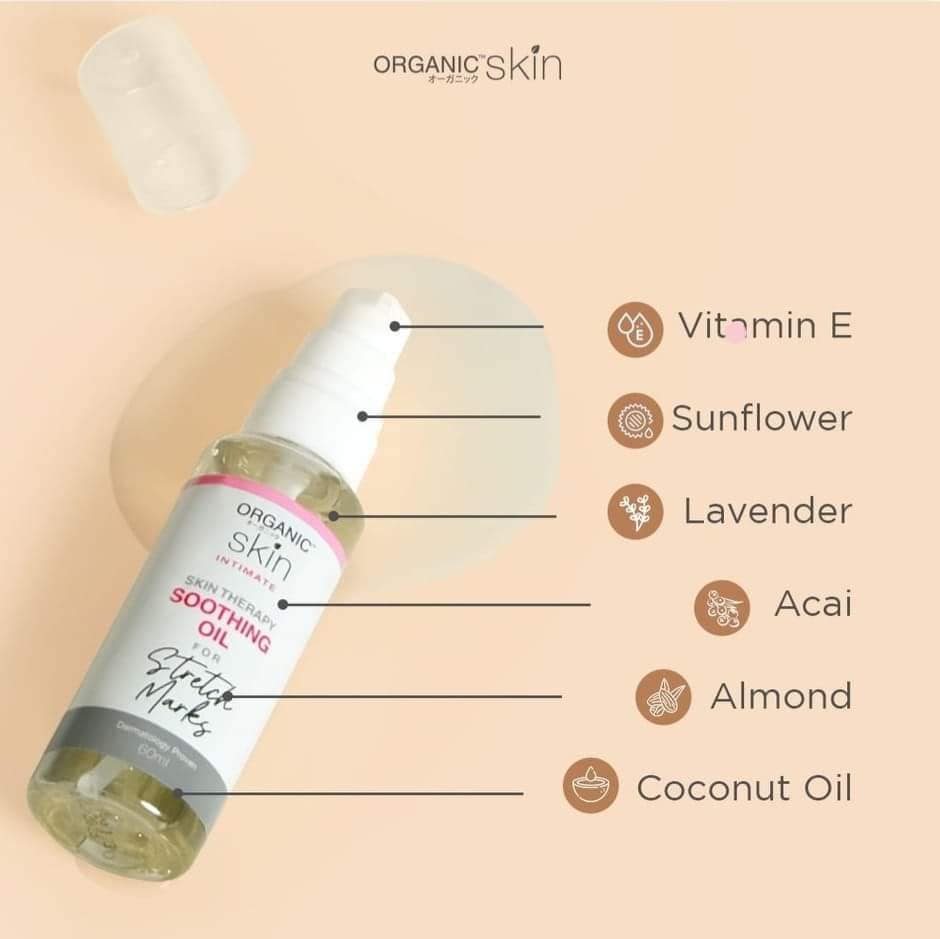 Organic Skin Intimate Soothing Oil for Stretch Marks 60ml – Dea's ...