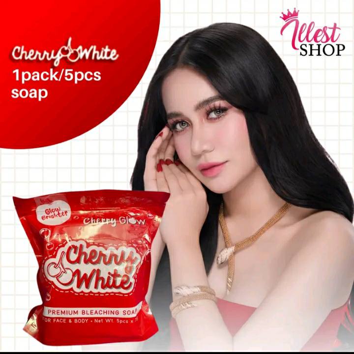 Cherry White Soap (5 bars) – Dea's Kitchen and Pinoy Delicacies