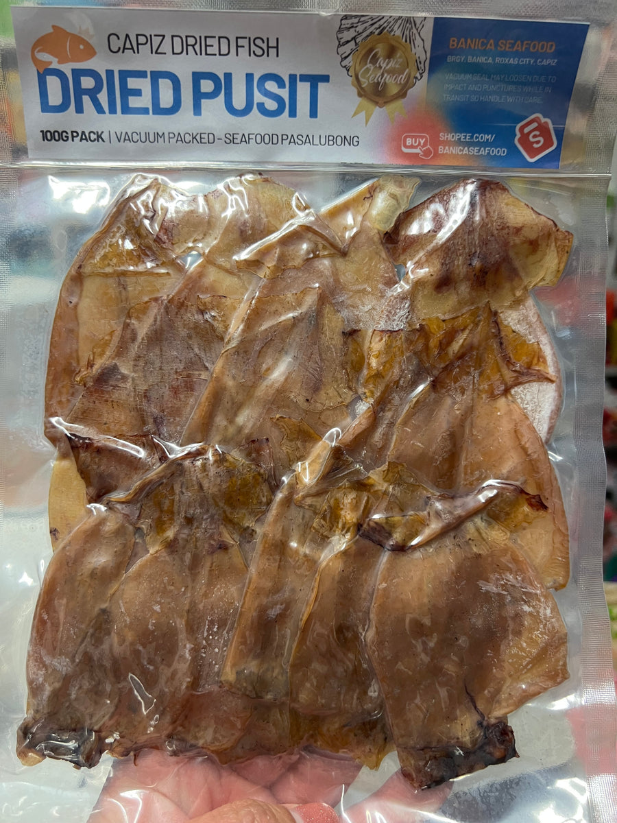 Dried Pusit (Capiz Dried Fish Vacuum Packed) – Dea's Kitchen and Pinoy ...