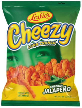 Leslie Cheezy Corn Crunch Jalapeno – Dea's Kitchen and Pinoy Delicacies