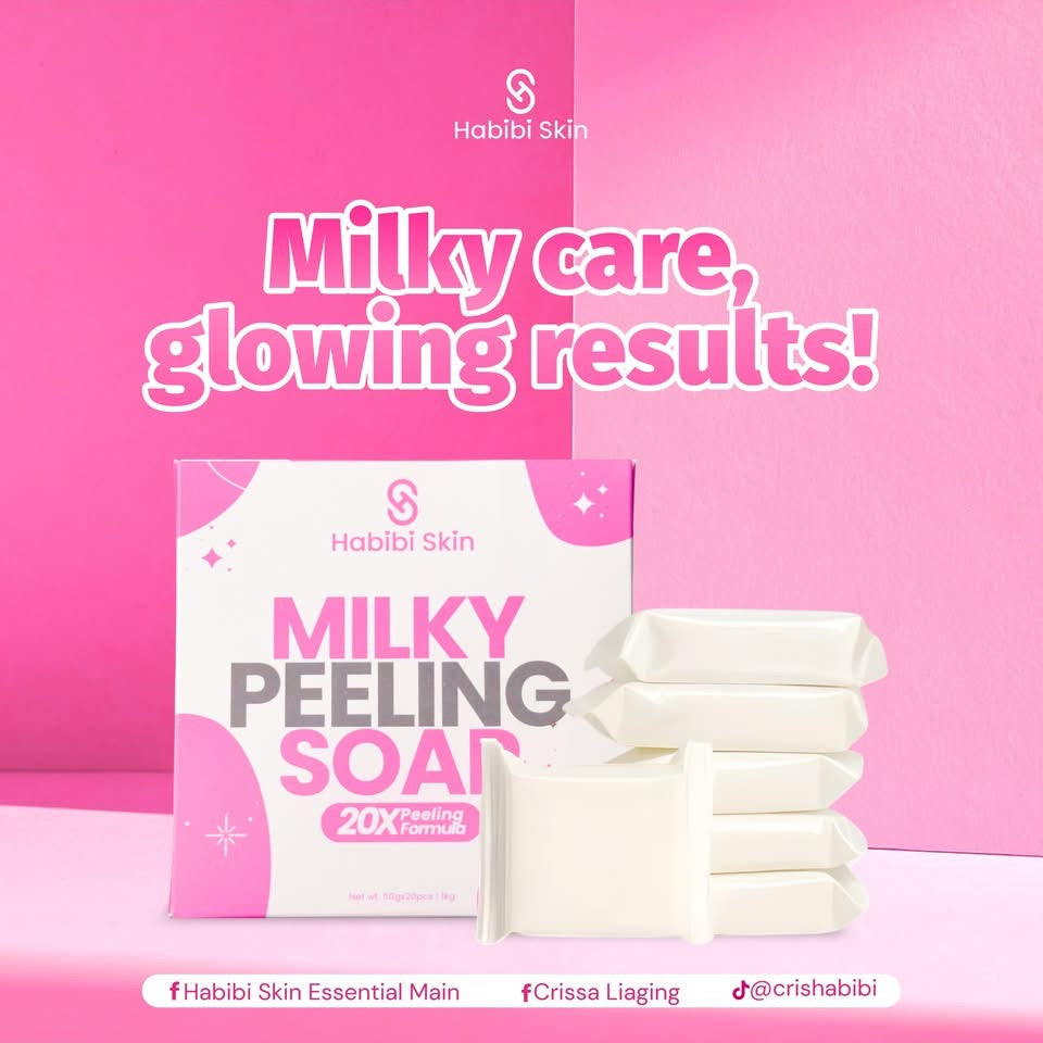Habibi Skin Milky Peeling Soap | 50g – Dea's Kitchen and Pinoy Delicacies
