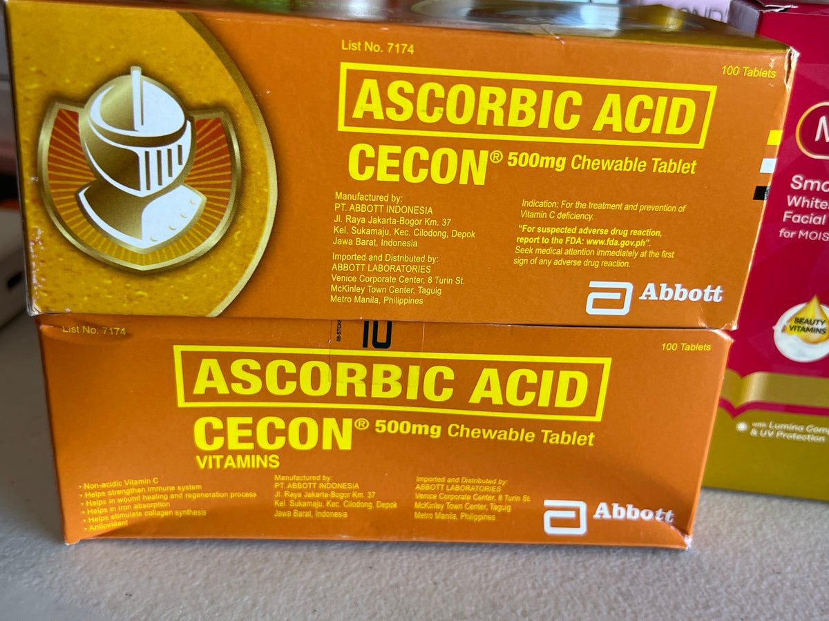 Cecon Vitamins (100 Chewable Tablets) – Dea's Kitchen and Pinoy Delicacies