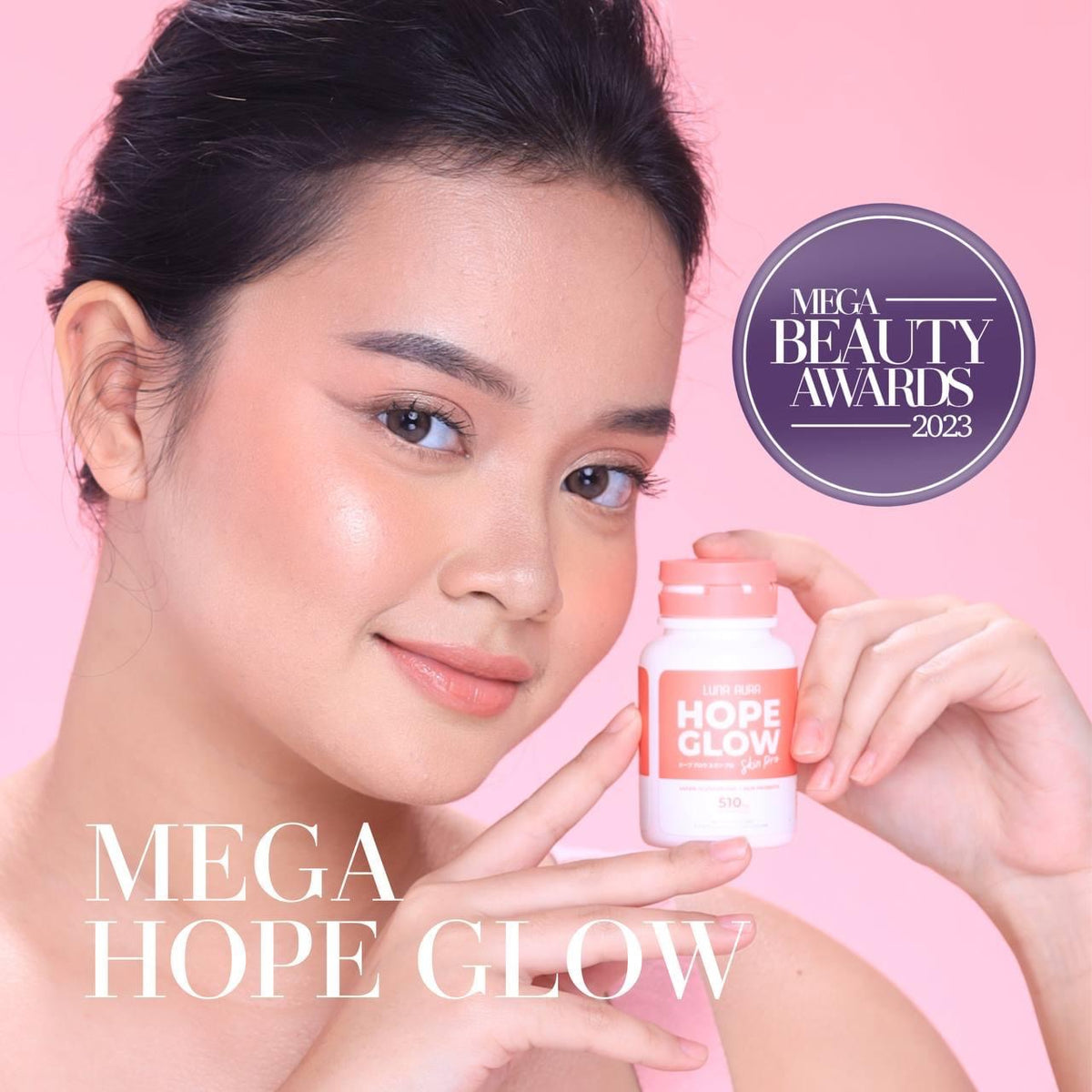 Hope Glow Luna Aura Skin Pro Japan Glutathione 510 mg 30 Capsules – Dea ...