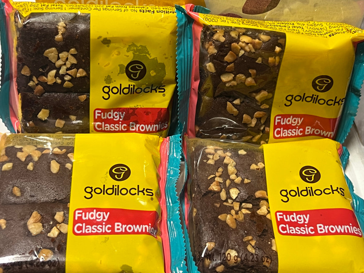 Goldilocks Fudgy Classic Brownies – Dea's Kitchen and Pinoy Delicacies