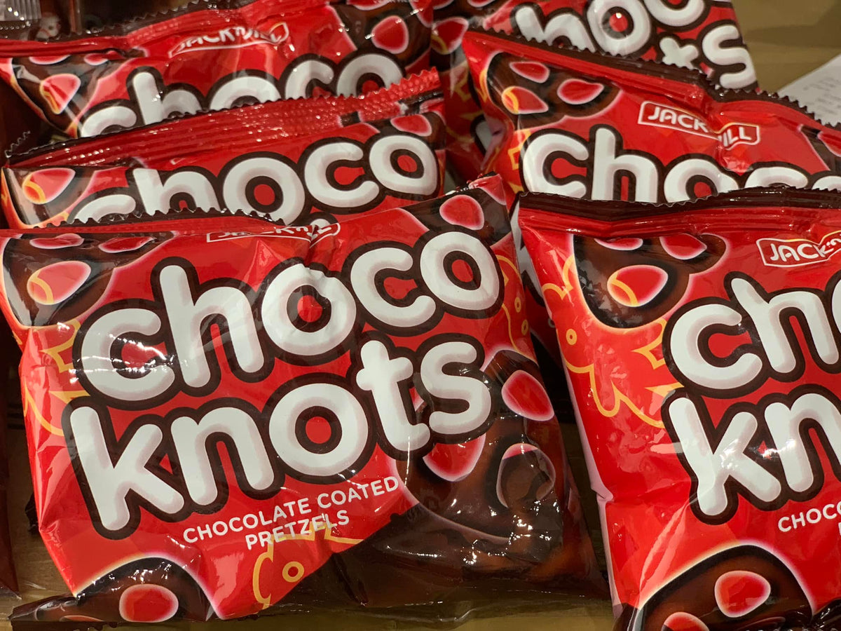 Jack 'n Jill Knots Choco Knots Coated Chocolate Pretzels – Dea's ...