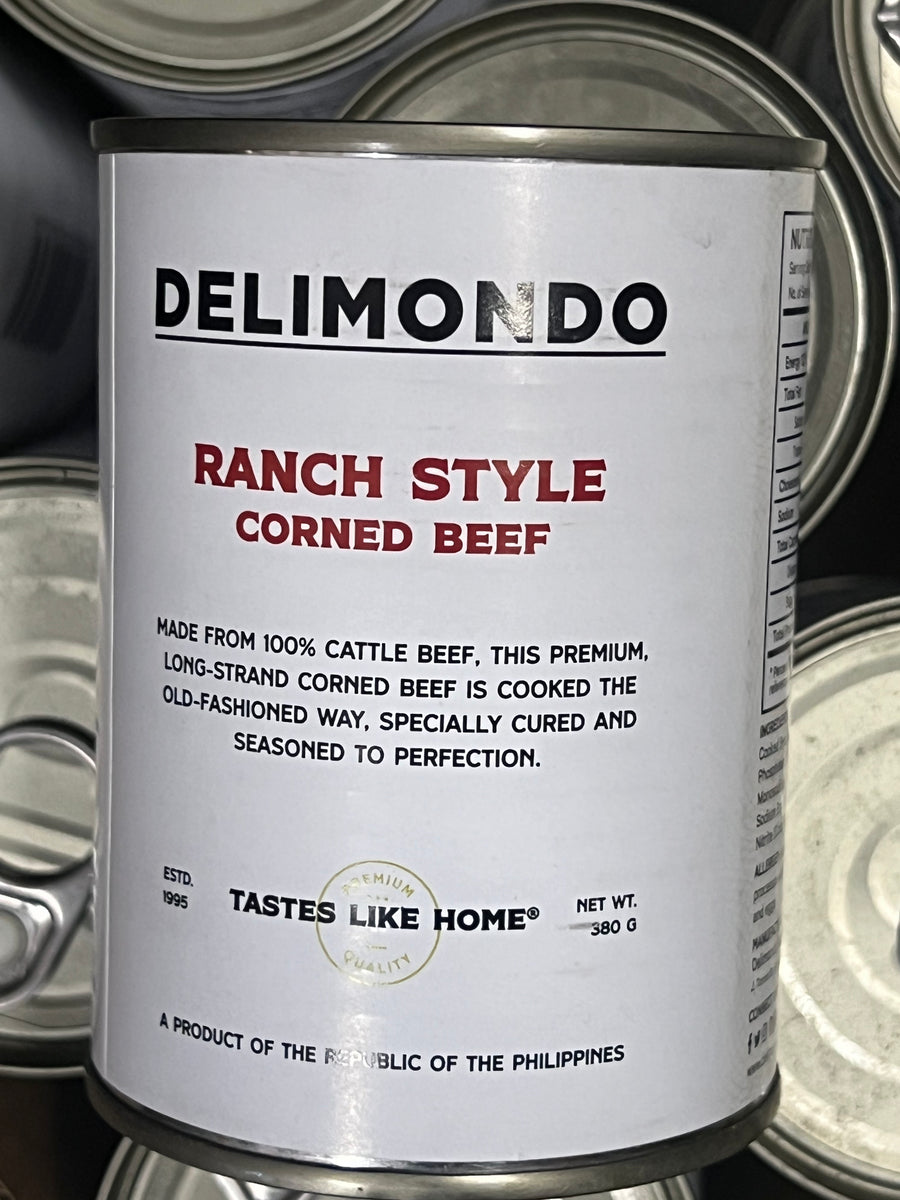 Delimondo Ranch Style Corned Beef 380g – Dea's Kitchen and Pinoy Delicacies