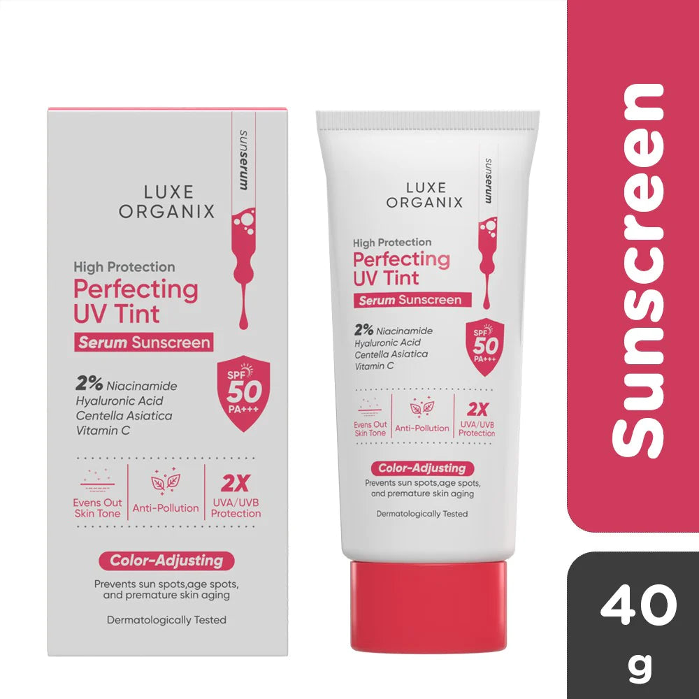 Luxe Organix High Protection Perfecting UV Tint Serum Sunscreen SPF 50 ...