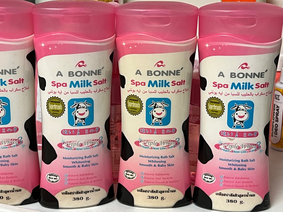 ABonne Spa Milk Salt Scrub 380g – Dea's Kitchen and Pinoy Delicacies