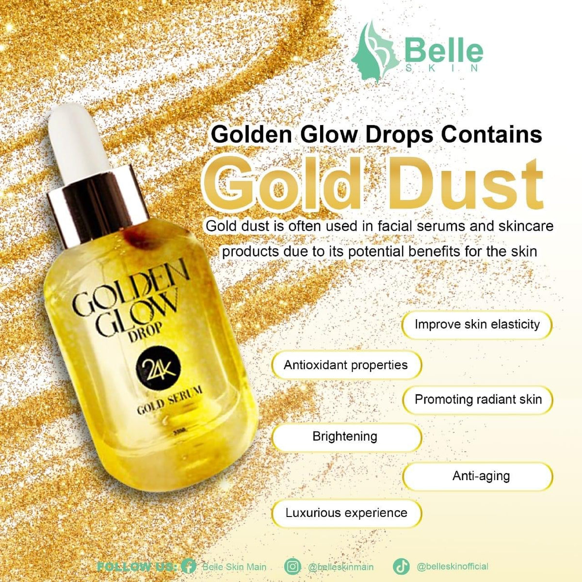 Belle Skin Golden Glow Drop Serum – Dea's Kitchen and Pinoy Delicacies