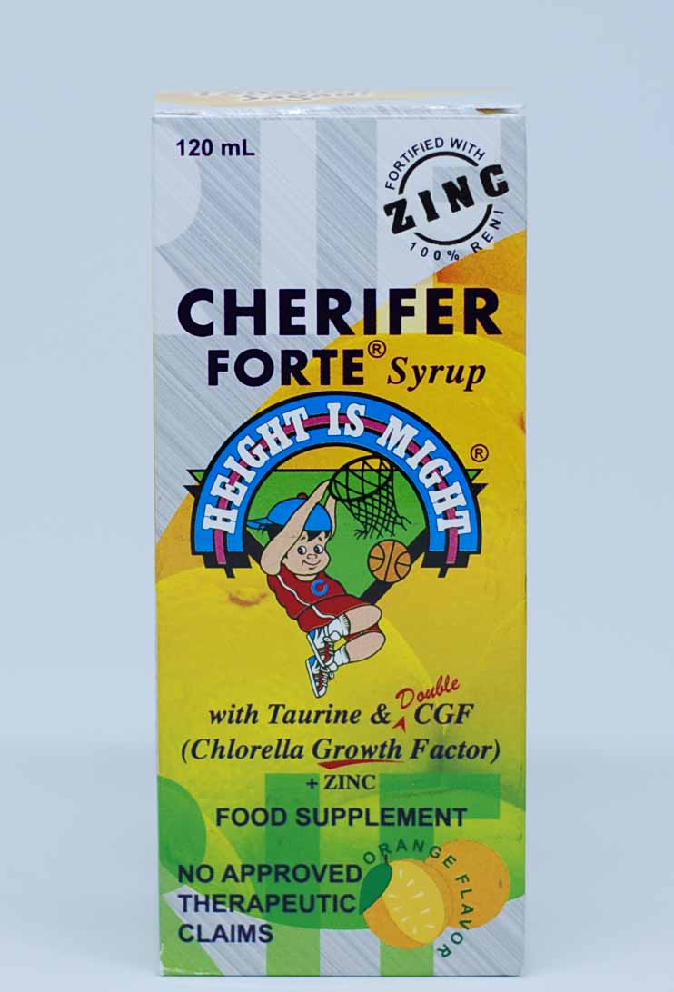 Cherifer Forte Syrup with Zinc 120 mL – Dea's Kitchen and Pinoy Delicacies