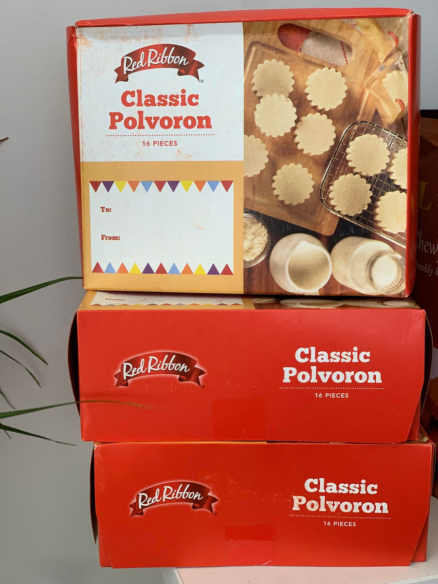 Red Ribbon Polvoron Box – Dea's Kitchen and Pinoy Delicacies