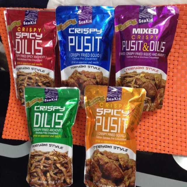 Seakid Crispy Pusit and Dilis – Dea's Kitchen and Pinoy Delicacies