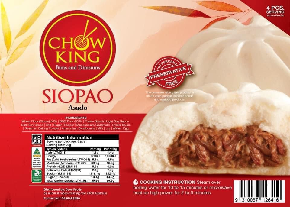 Chow King Siopao Asado – Dea's Kitchen and Pinoy Delicacies