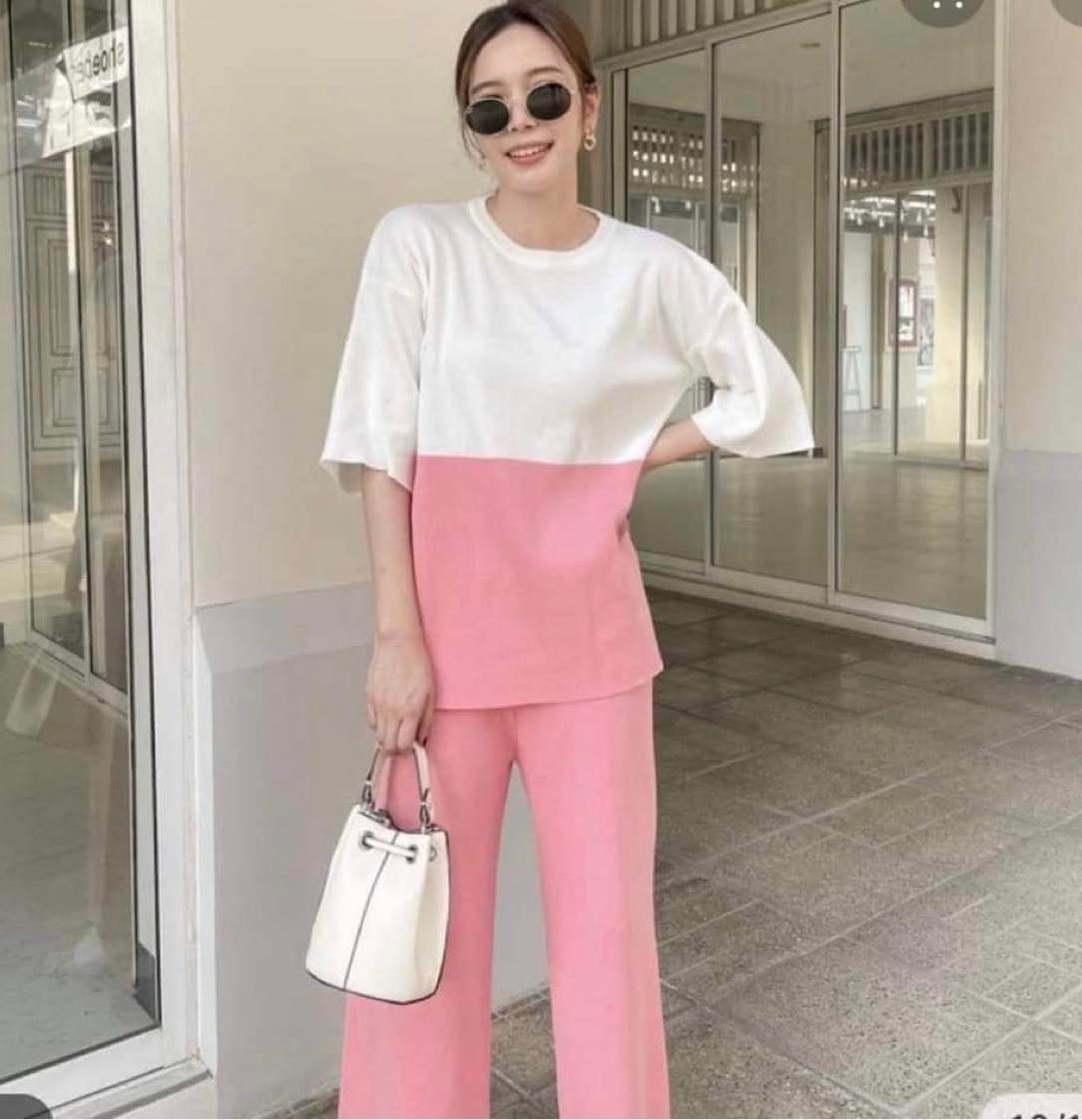 CHRISTIE Premium Quality Knitted Coords Set (Color: Pink) – Dea's ...