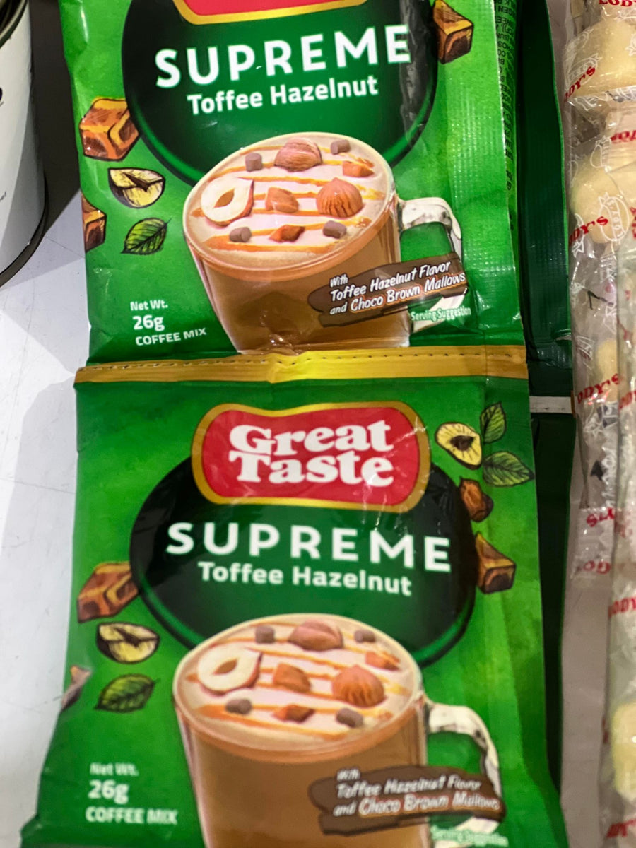 Great Taste Supreme Toffee Hazelnut – Dea's Kitchen and Pinoy Delicacies