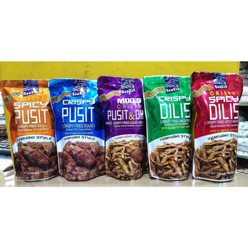 Seakid Crispy Pusit and Dilis – Dea's Kitchen and Pinoy Delicacies