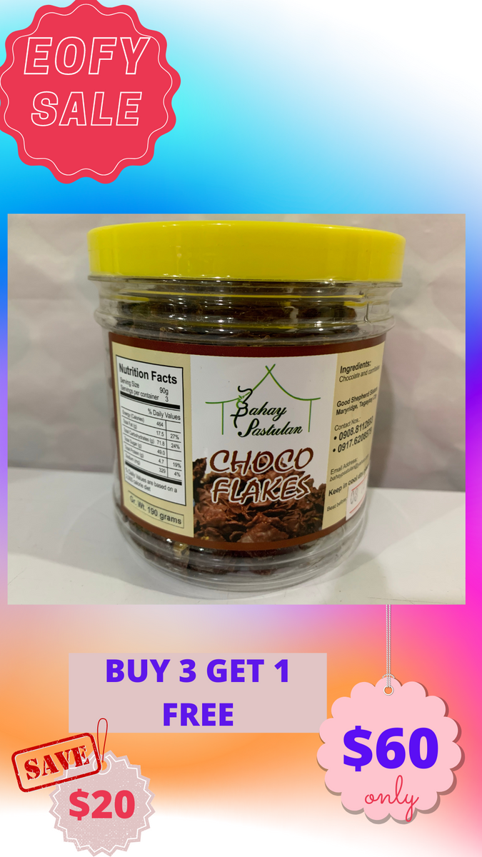 Good Shepherd Choco Flakes – Dea's Kitchen and Pinoy Delicacies