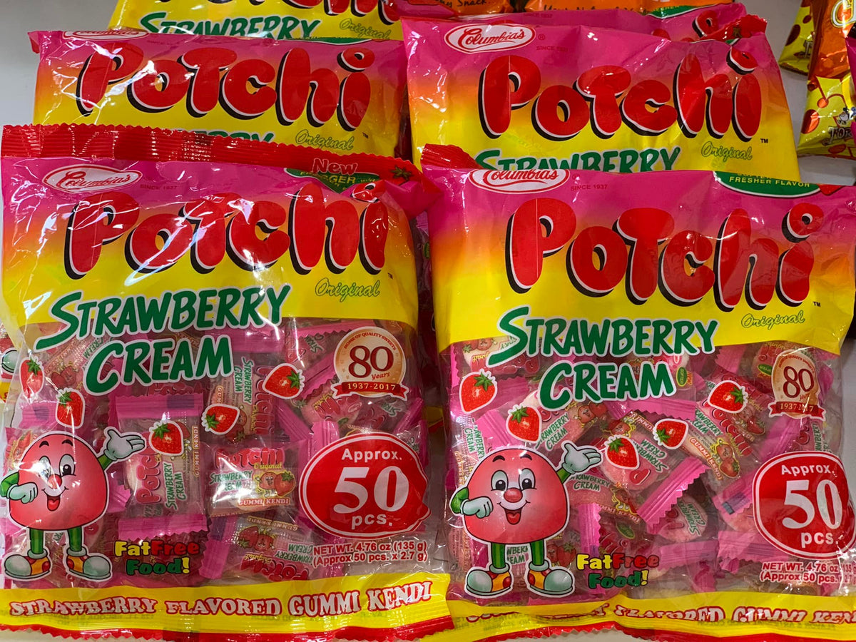 Potchi Strawberry Cream Gummy Candy (50pcs) – Dea's Kitchen and Pinoy ...
