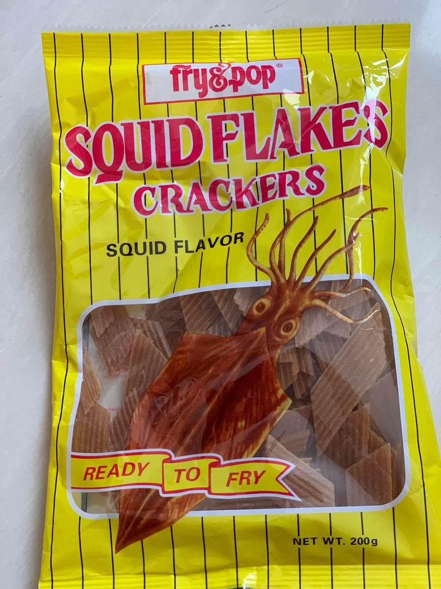 Squid Flakes Fry & Pop Crackers – Dea's Kitchen and Pinoy Delicacies