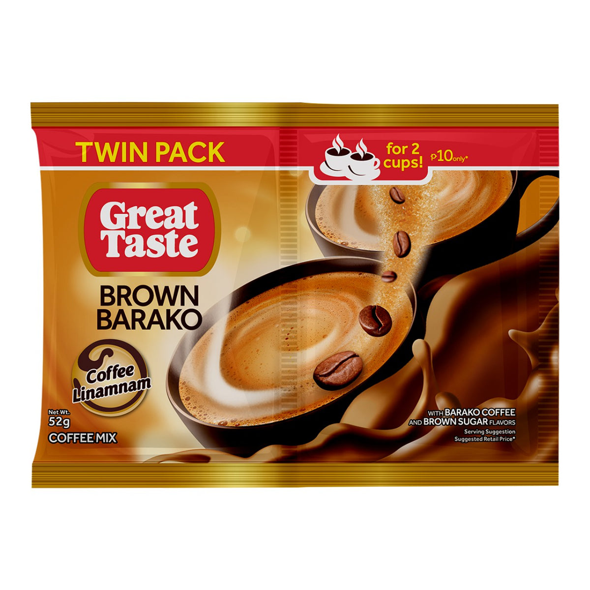 Great Taste Brown Barako Twin Pack – Dea's Kitchen and Pinoy Delicacies