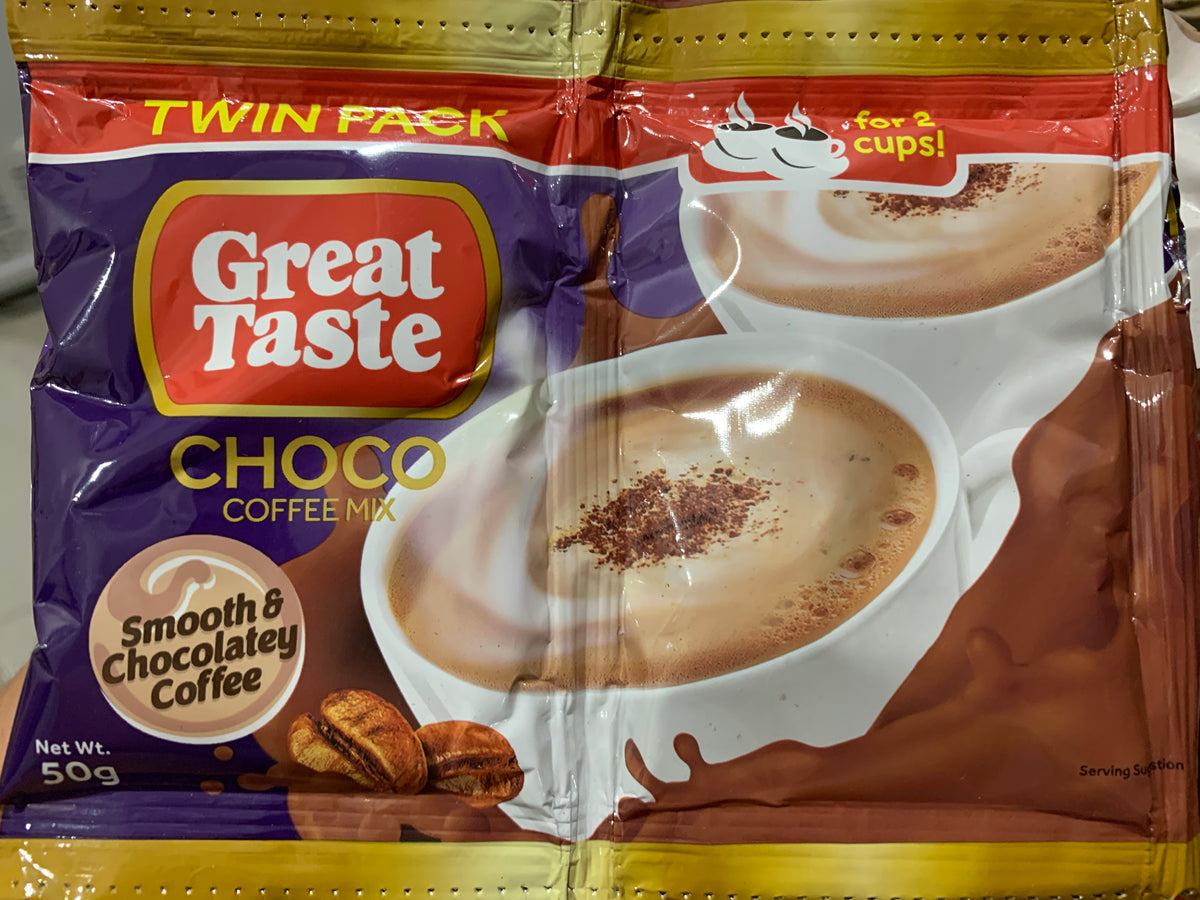 Great Taste Choco Coffee Twin Pack – Dea's Kitchen and Pinoy Delicacies