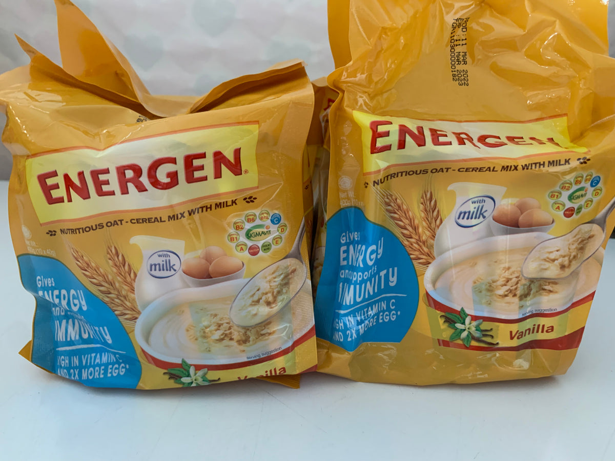 Energen Vanilla (1 pack) – Dea's Kitchen and Pinoy Delicacies