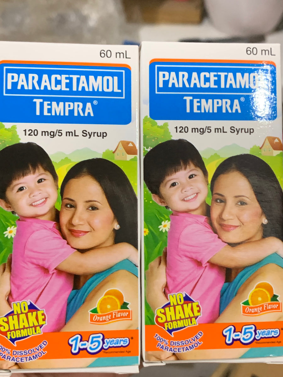 Tempra Paracetamol 120mg 60mL – Dea's Kitchen and Pinoy Delicacies
