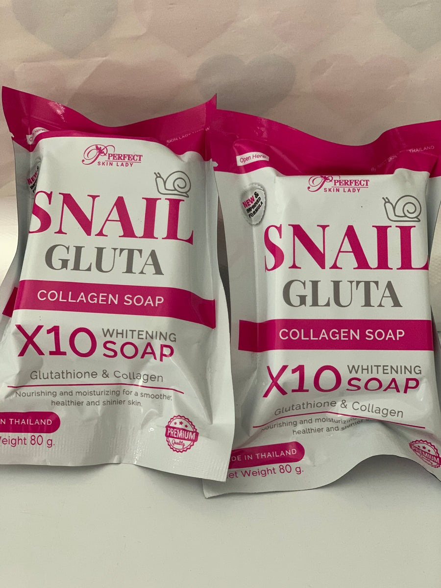Snail Gluta Collagen Soap x10 Whitening Soap – Dea's Kitchen and Pinoy ...